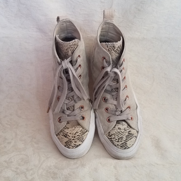 Converse | Shoes | Converse Rare Hightop Snake Print | Poshmark